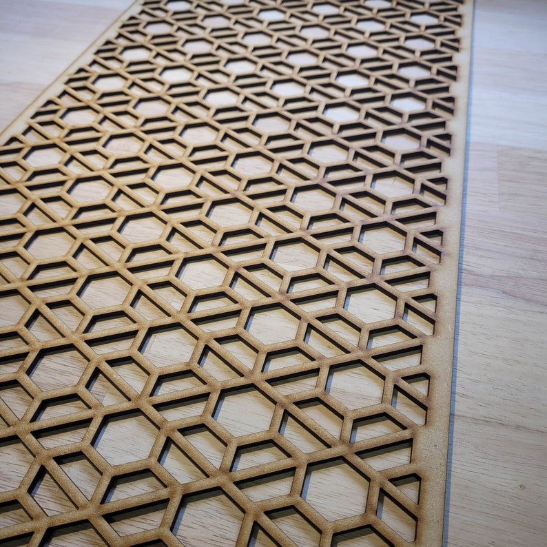 Arabic Honeycomb Radiator Screen: Laser-cut MDF Wall Art 0104 - Etsy UK