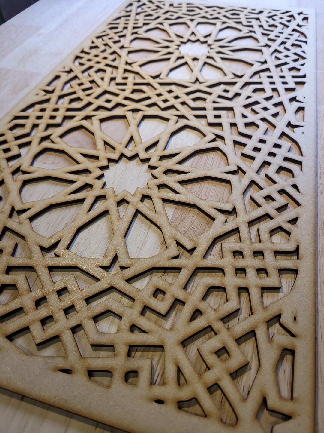 Jacobean Trellis Decorative Screen for Radiator Cabinets | Laser-cut ...