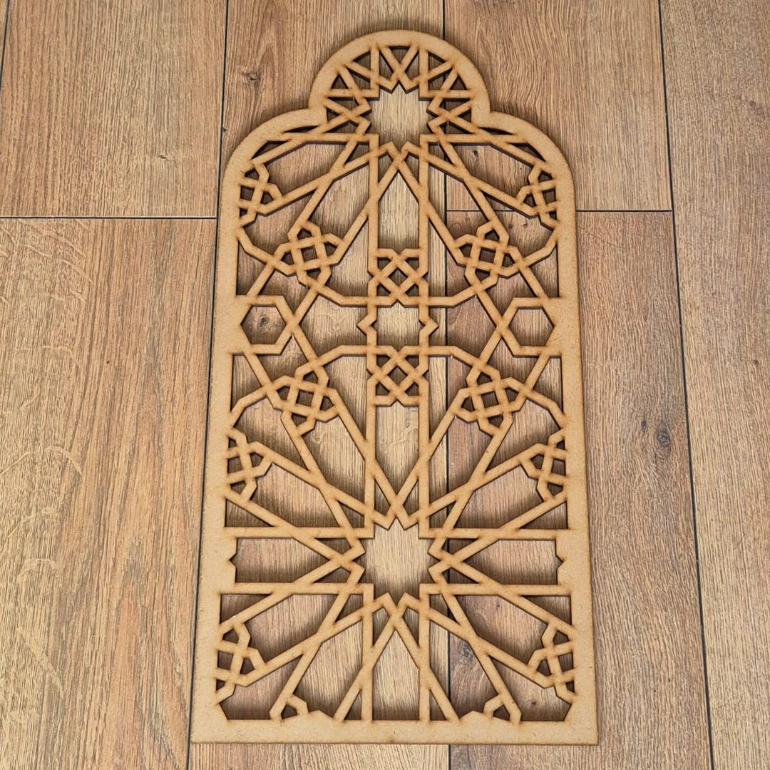 Laser-cut Mandala Trefoil Arch: Moroccan Wall Art Screen 006 - Etsy UK