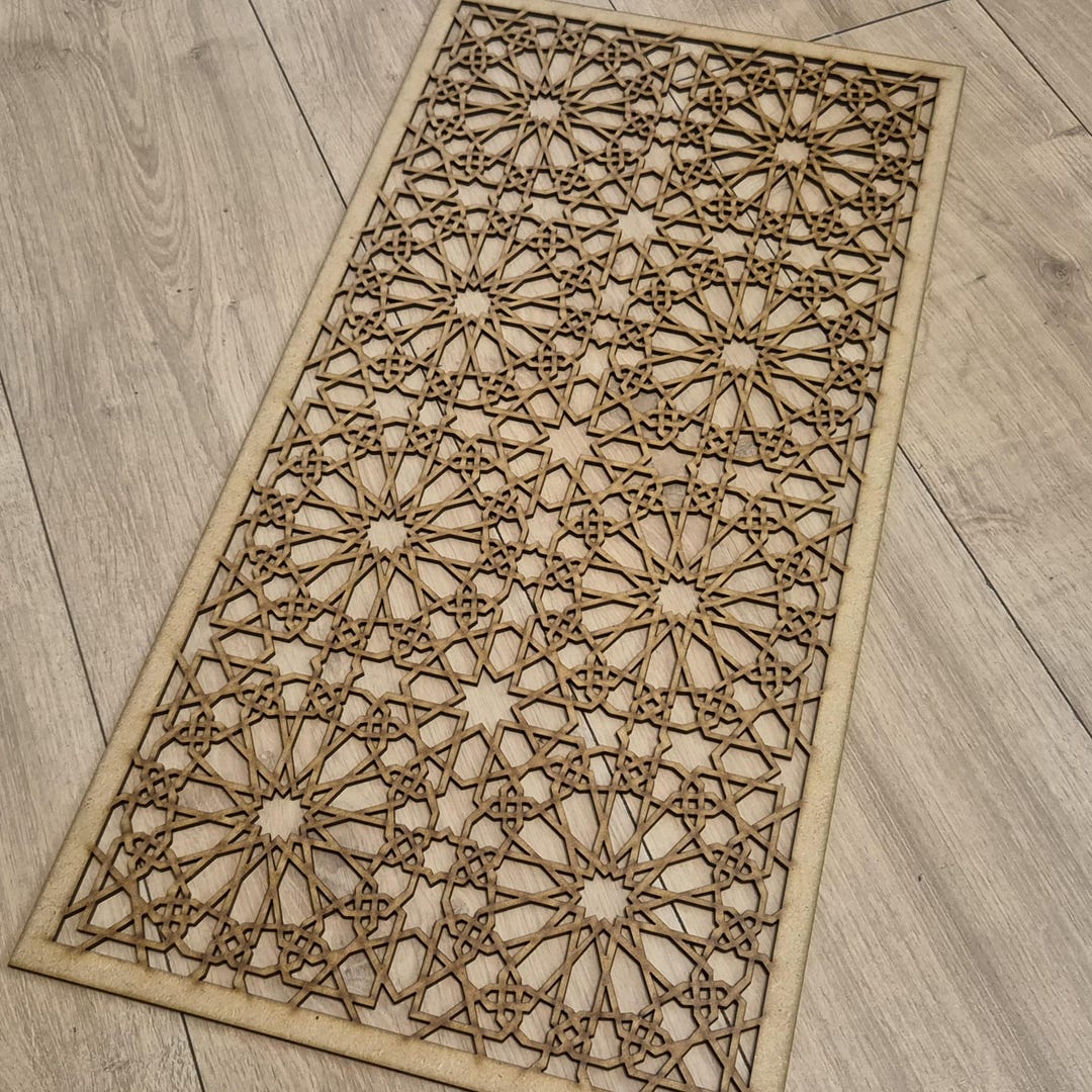 Moroccan Mandela Tile Decorative Screen for Radiator Cabinets | Laser ...
