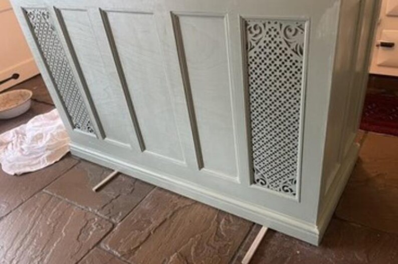 Art Deco Trellis Radiator Cabinet Screen: Laser Cut MDF Panel (2ft X ...