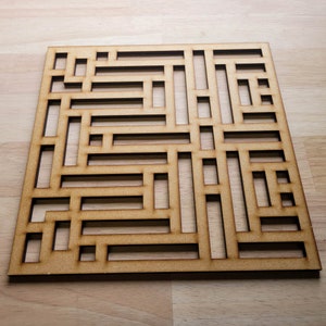 Art Deco Grille Radiator Cabinet Screen Decorative Square MDF Panel ...