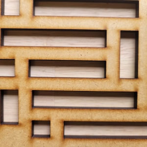 Art Deco Grille Radiator Cabinet Screen Decorative Square MDF Panel ...
