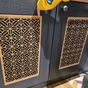 Art Deco Trellis Decorative Screen for Radiator Cabinets Laser-cut ...