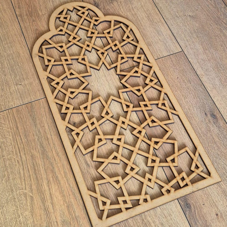 Laser-cut Moroccan Trefoil Arch Panel: MDF Wall Art Sculpture 003 - Etsy UK