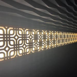 Floral Damask Column Decorative Screen for Radiator Cabinets | Laser ...