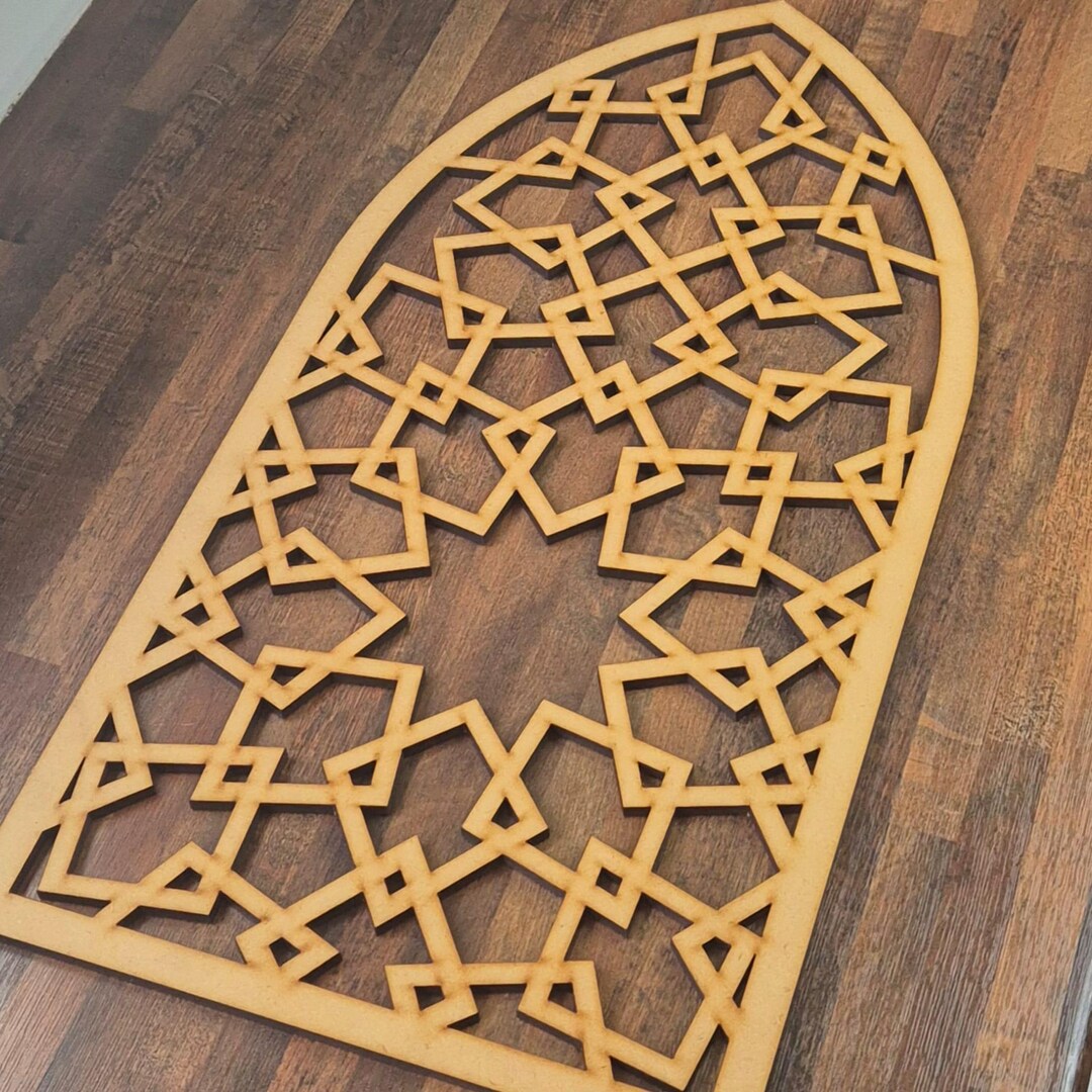 Geometric Pointed Gothic Arch Screen MDF Laser-cut Arch Panel 2FT X 4FT ...