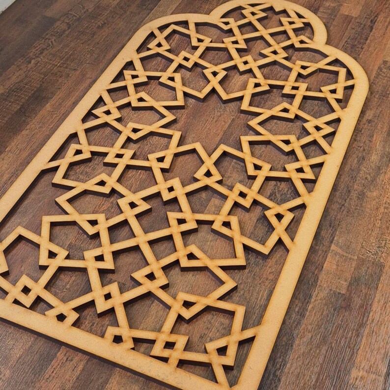 Laser-cut Moroccan Trefoil Arch Panel: MDF Wall Art Sculpture 003 - Etsy UK