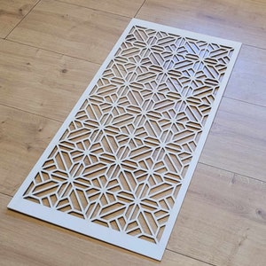 Art Deco Trellis Decorative Screen for Radiator Cabinets Laser-cut ...