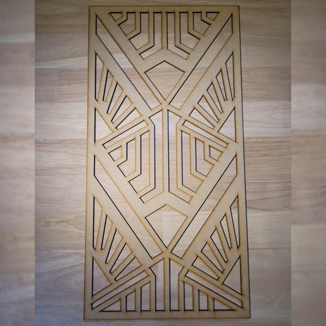 Art Deco Fan Decorative Screen for Radiator Cabinets | Laser-cut Panel ...