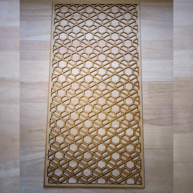 Arabic Honeycomb Radiator Screen: Laser-cut MDF Wall Art 0104 - Etsy UK