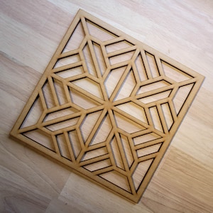 Art Deco Trellis Radiator Cabinet Screen: Laser Cut MDF Panel (2ft X ...