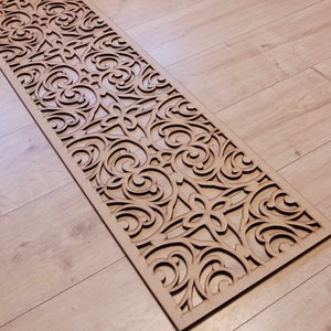 Damask Column Radiator Screen: Laser-cut MDF Panel, Home Decor (1FT X ...