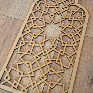 Laser-cut Moroccan Trefoil Arch Panel: MDF Wall Art Sculpture 003 - Etsy UK