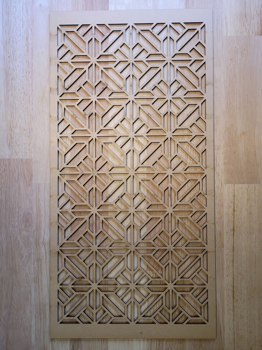 Art Deco Trellis Decorative Screen for Radiator Cabinets Laser-cut ...