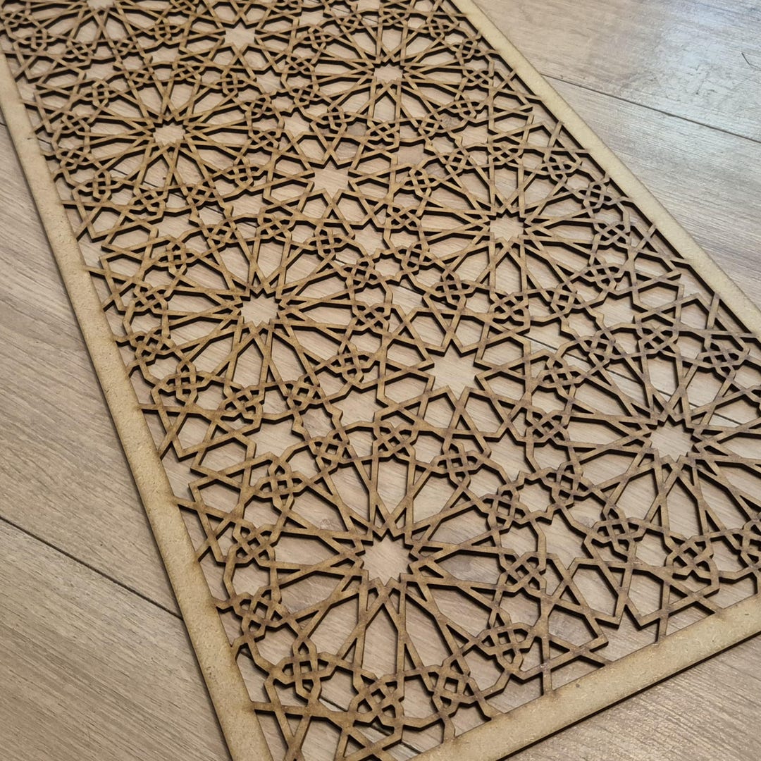 Moroccan Mandela Tile Decorative Screen for Radiator Cabinets | Laser ...