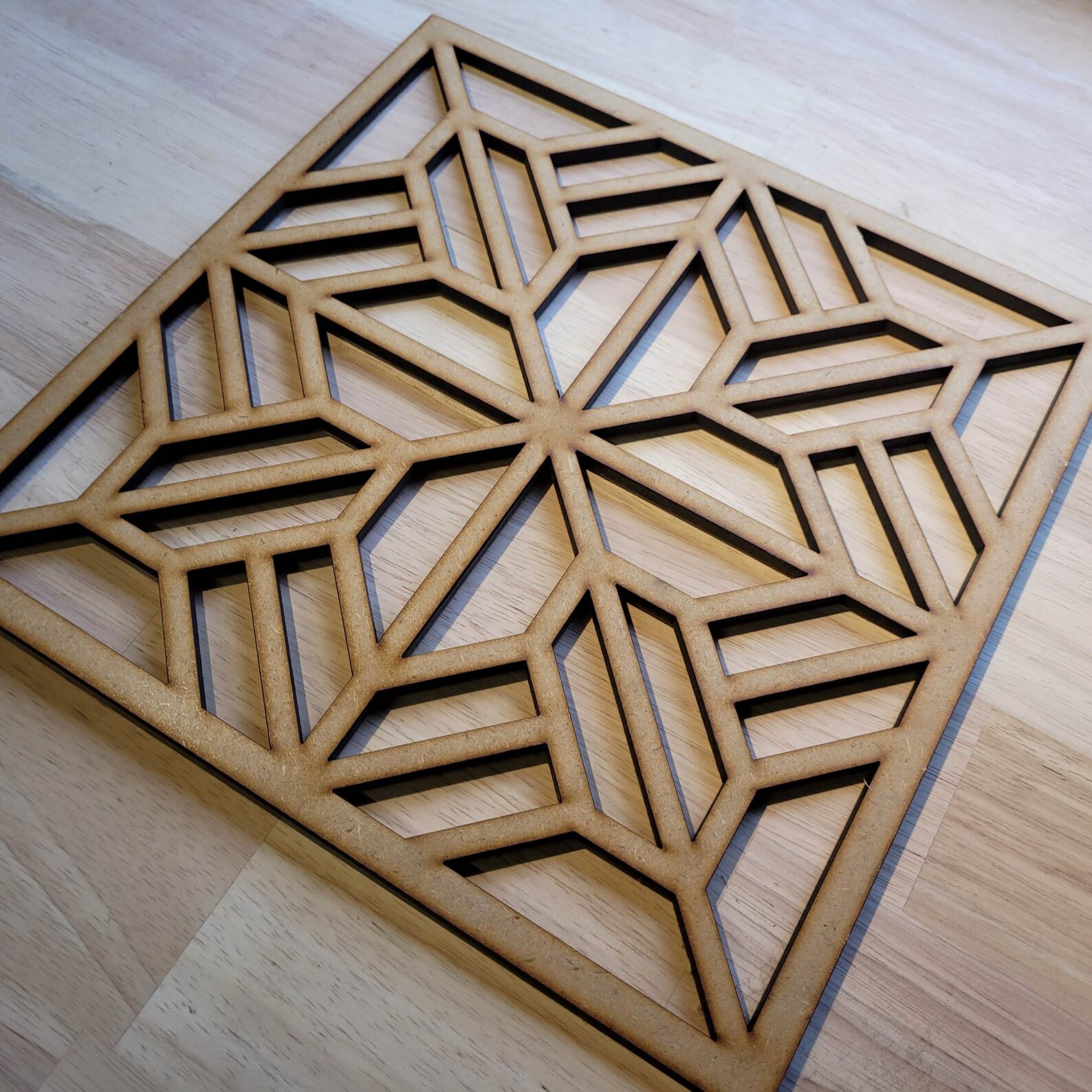 Art Deco Trellis Radiator Cabinet Screen: Laser Cut MDF Panel (2ft X ...