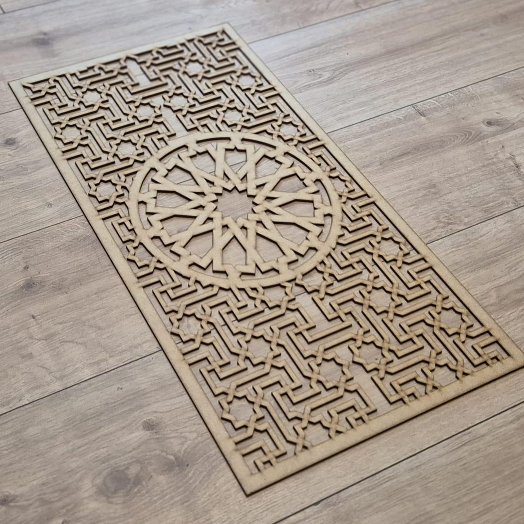 Laser-cut MDF Moroccan Mandela Screen: Radiator Cover, Wall Art 0184 ...