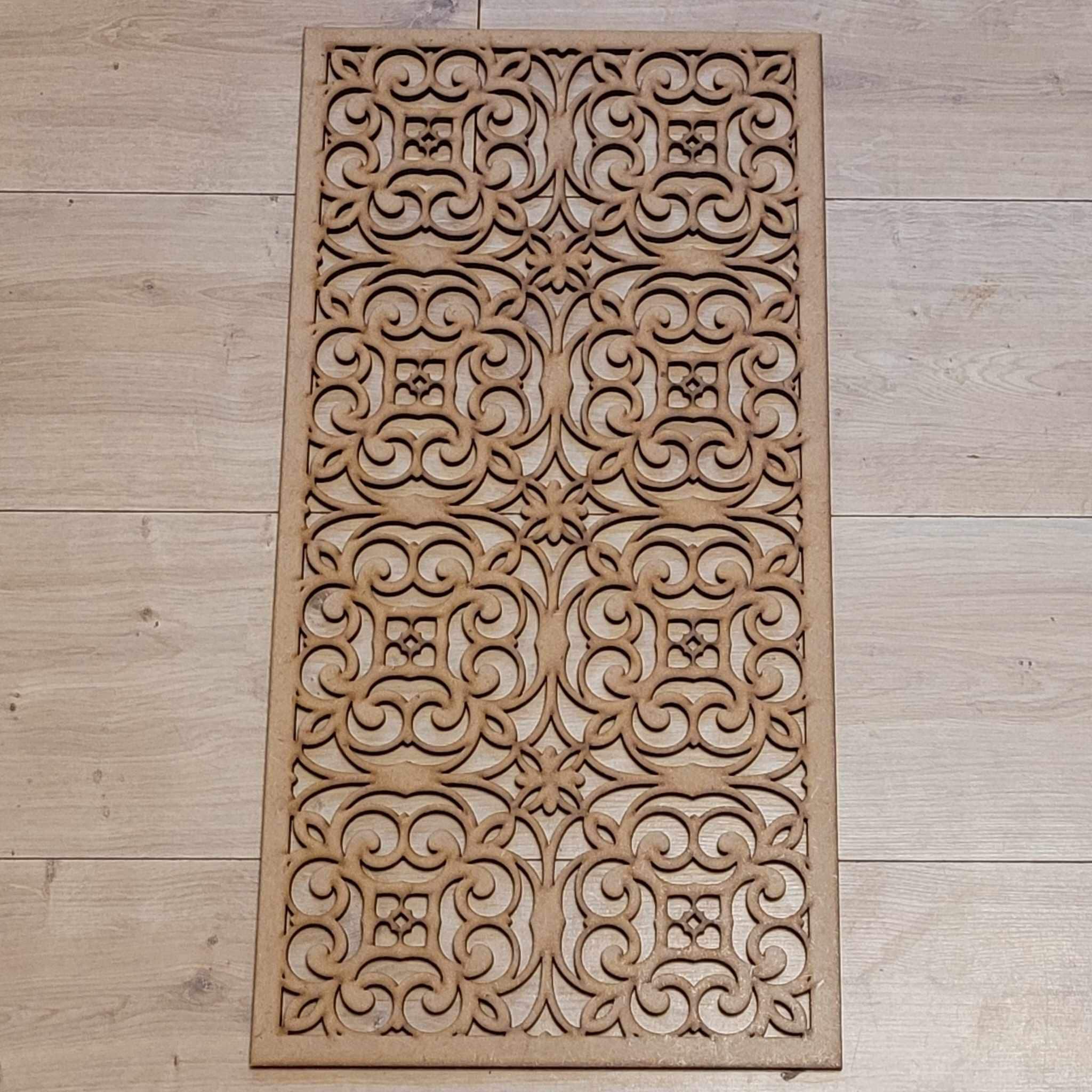 Gothic Flourish Radiator Cabinet Screen: Laser-cut MDF Panel Wall Art ...