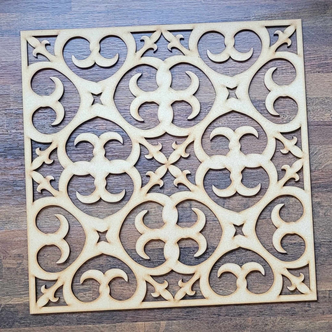 Georgian Style MDF Radiator Cabinet Screen: Laser Cut Decorative Panel ...
