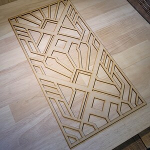 Fantasy Art Deco Decorative Screen for Radiator Cabinets | Laser-cut ...