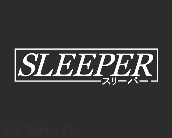 Sleeper JDM Vinyl Decal Sticker Japanese Inspired Car Bumper | Etsy