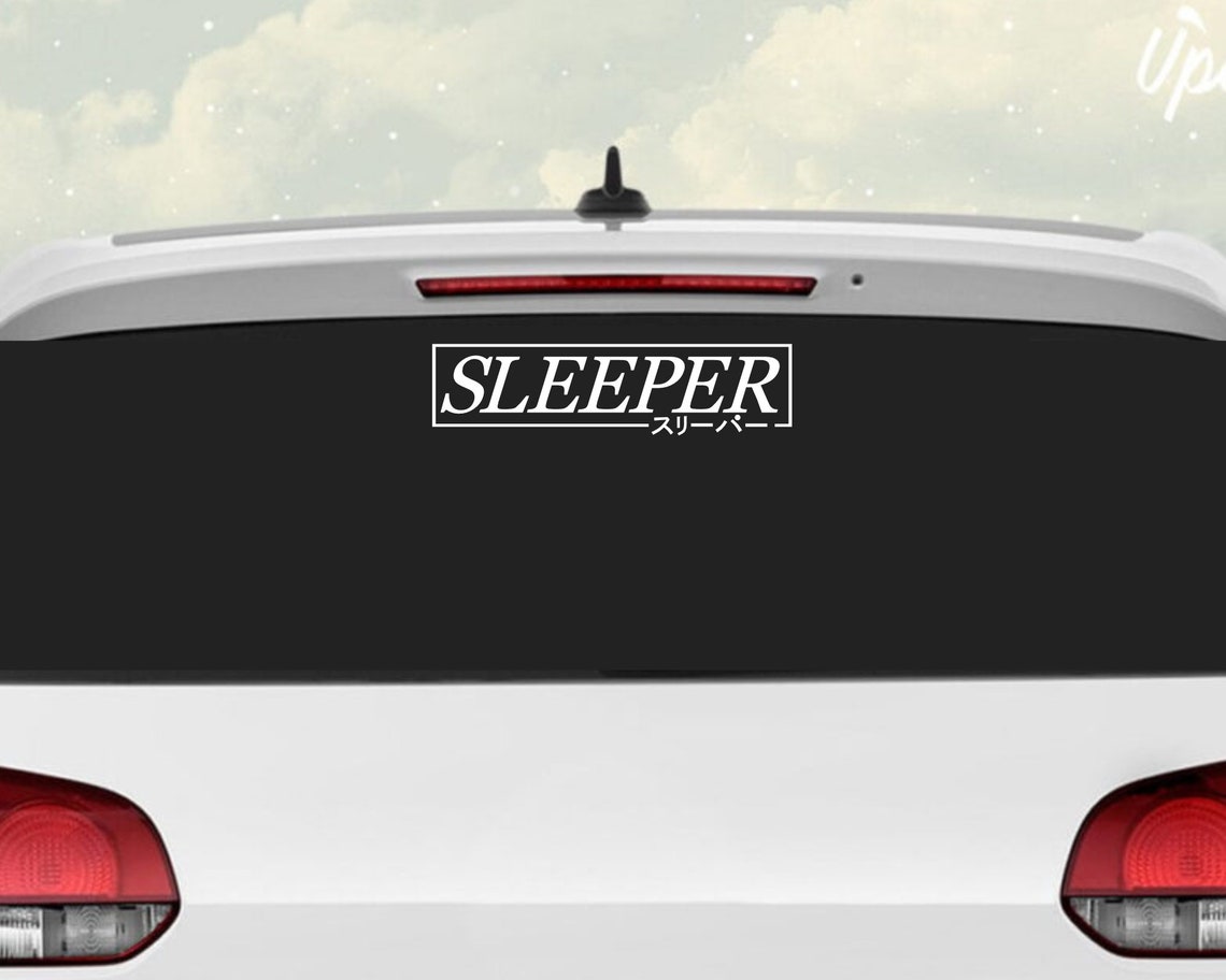 Sleeper JDM Vinyl Decal Sticker, Japanese Inspired Car Bumper Sticker ...