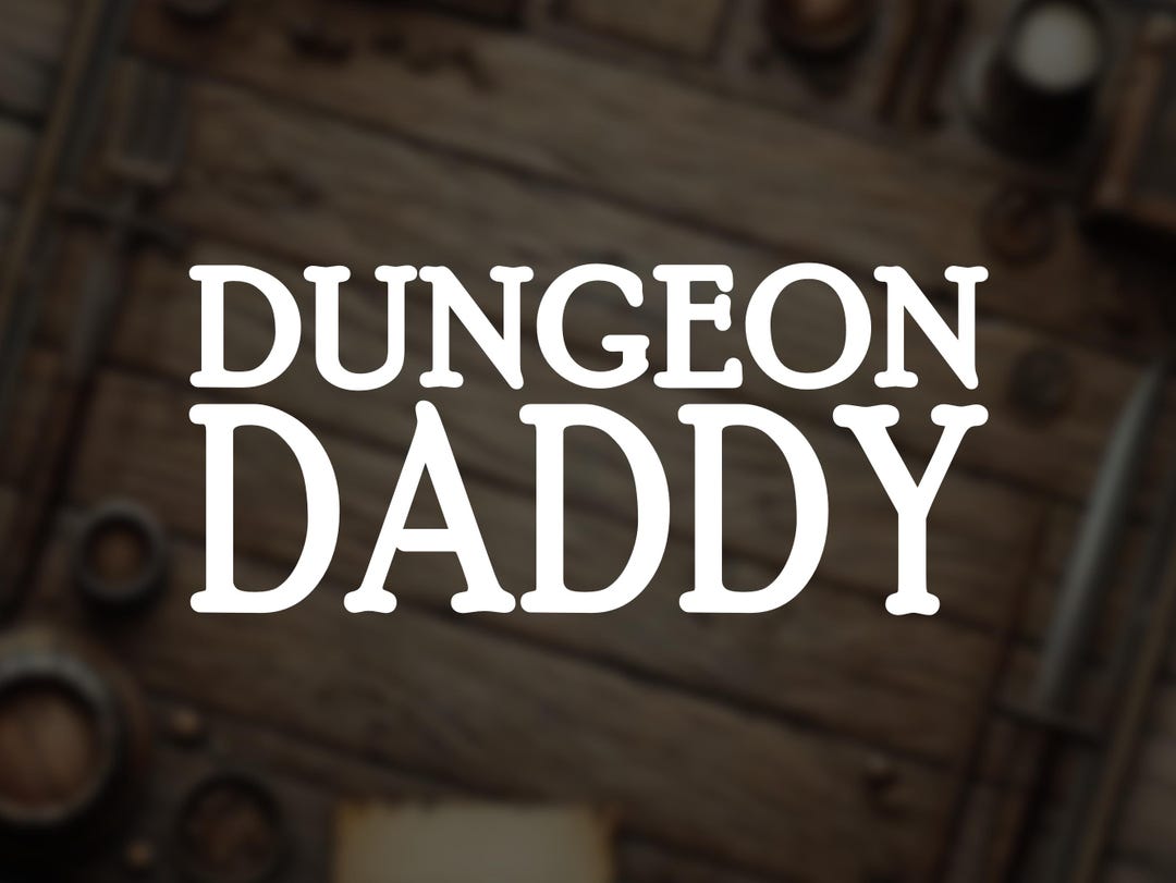 Dnd Dungeon Daddy Sticker for Dungeon Master Car Decal for Nerd Gift ...