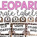 Groovy Leopard and Dalmatian Folder Covers L Editable - Etsy