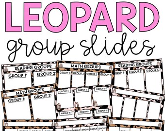 Leopard Teacher Toolbox Labels L Editable - Etsy