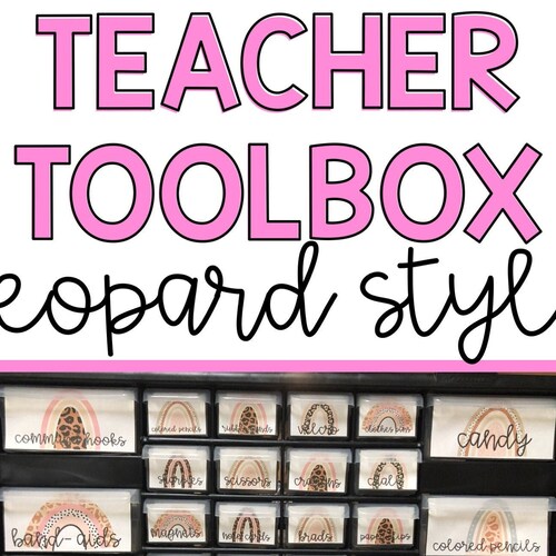 Leopard Supply Labels L Editable - Etsy