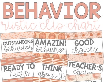 Behavior Clip Chart - Etsy