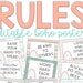 BOHO Classroom Rules Posters L Editable - Etsy