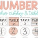 BOHO Table and Cubby Numbers - Etsy
