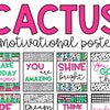 Cactus Word Wall Letters - Etsy