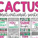Cactus Motivational Posters - Etsy