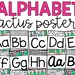 Cactus Alphabet Posters - Etsy