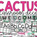 Cactus Classroom Decor Bundle - Etsy