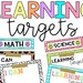 Groovy Leopard and Dalmatian Learning Targets L Editable - Etsy