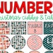 Christmas Table and Cubby Numbers - Etsy