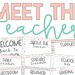 BOHO Meet the Teacher Powerpoint L Editable - Etsy