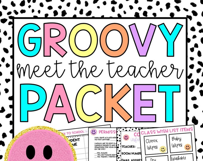 Groovy Leopard and Dalmatian Affirmation Circles L Affirmation Mirror ...