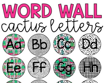 Printable Word Wall Letters, Headers Word Wall, Wood Background, Small ...