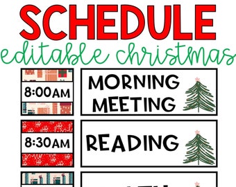 BOHO Daily Schedule L Editable | Etsy