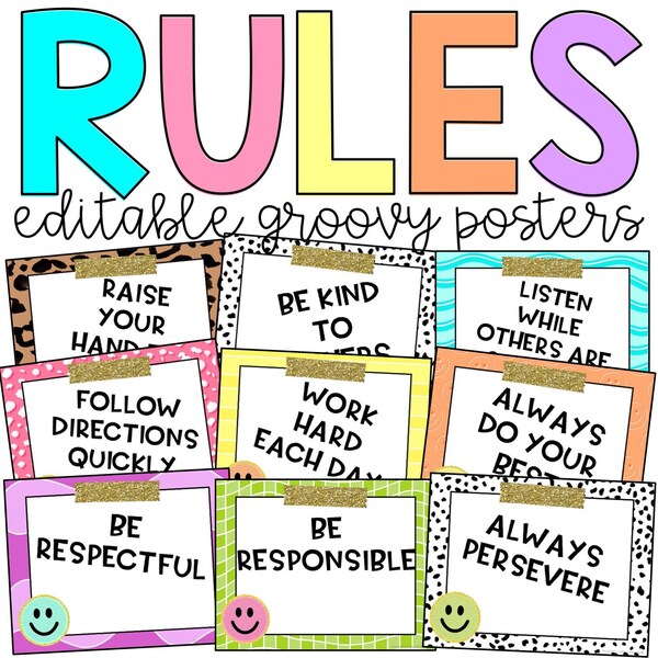 Classroom Rules - Etsy