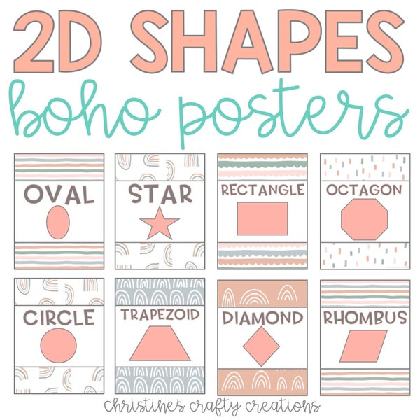 Boho Shapes - Etsy