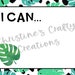 Tropical Leaves Learning Targets - Etsy