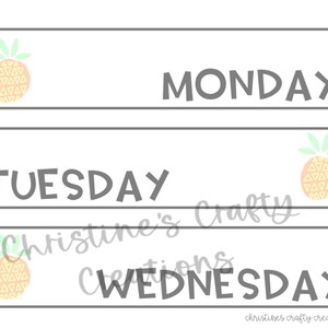 Pineapple 10 Drawer Labels L Editable - Etsy
