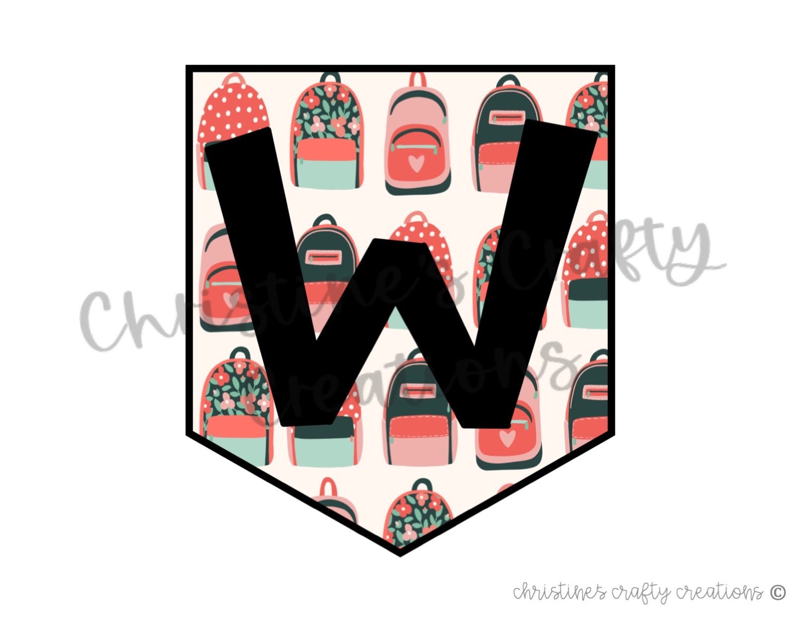 Preppy Dalmatian Welcome Sign L Editable Door Name Labels L Bulletin ...