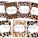 Leopard Binder Covers and Spines L Editable - Etsy